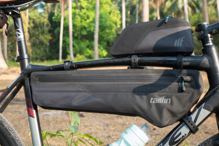 Tested: Tailfin Half Frame & Top Tube Bag - Bicycling Australia